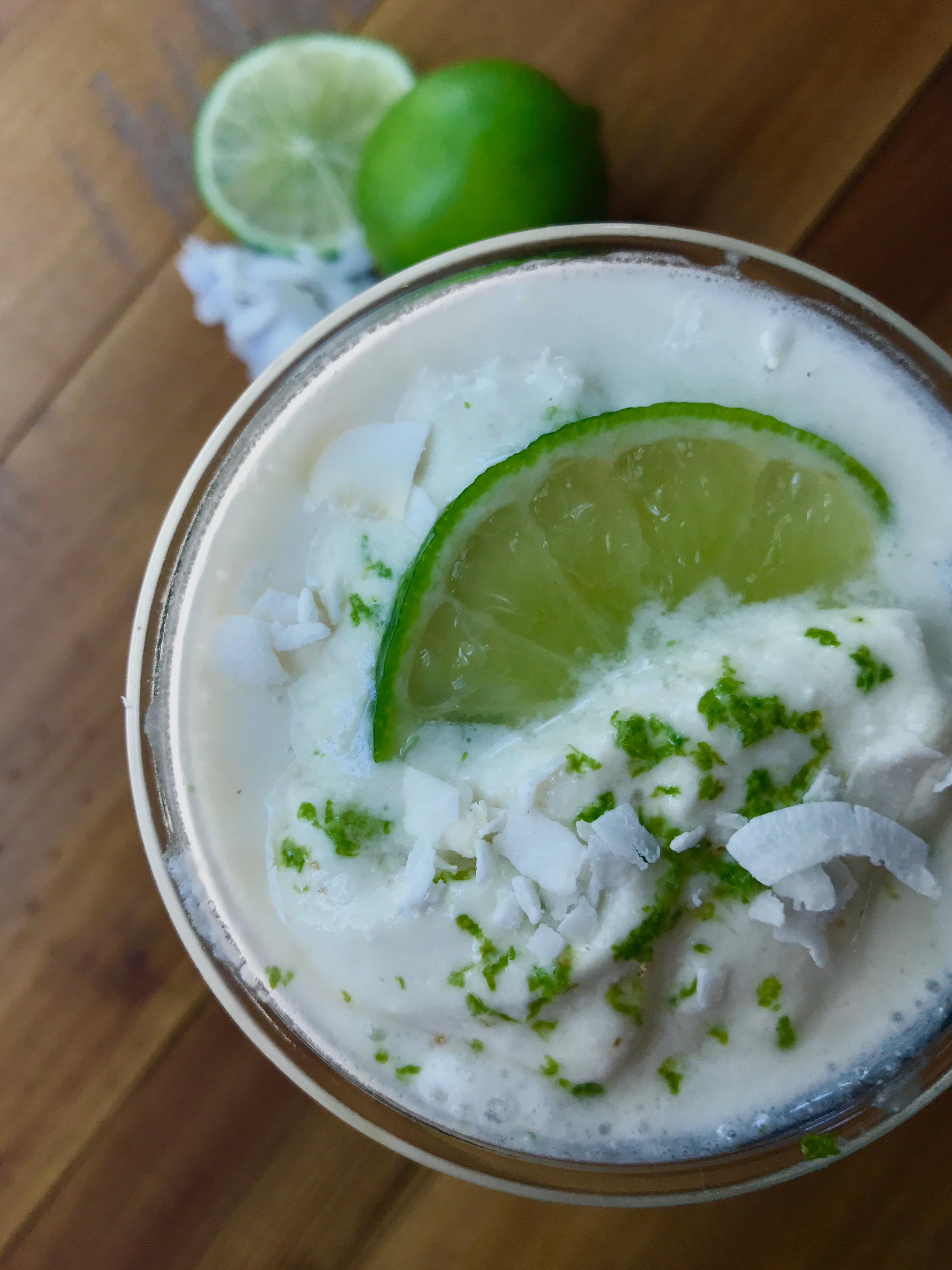 island lime collagen colada smoothie - Back Porch Paleo