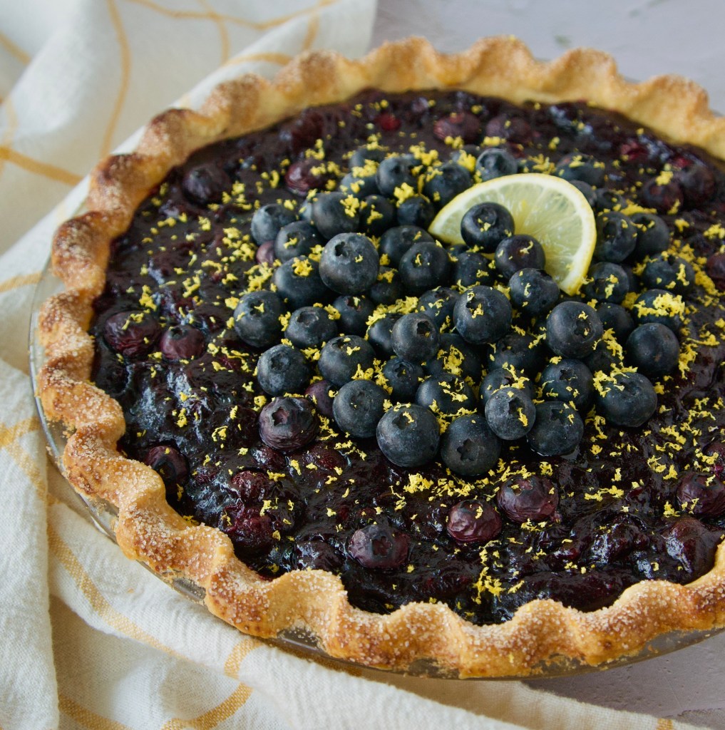 blueberry lemon pie blueberry lemon - Back Porch Paleo
